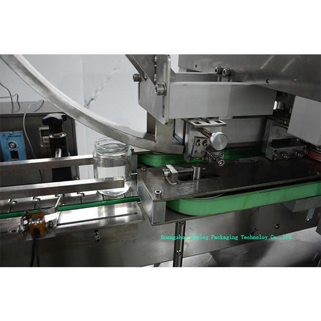 High speed automatic plastic glass bottle jar caps lids tightening spindle capping machine - HAITE