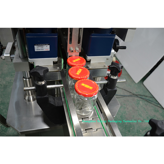 High speed automatic plastic glass bottle jar caps lids tightening ...